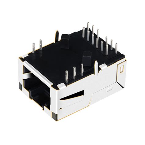 Lpjk7036 1a98nl 1000 Base T 1x1 Port Low Profile Connector Rj45 Tab Up