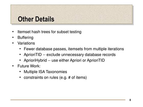 Ppt Fast Algorithms For Mining Association Rules Powerpoint