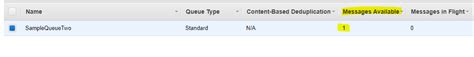 Sending A Message With A Timer To An Amazon Sqs Standard Queue Is Not
