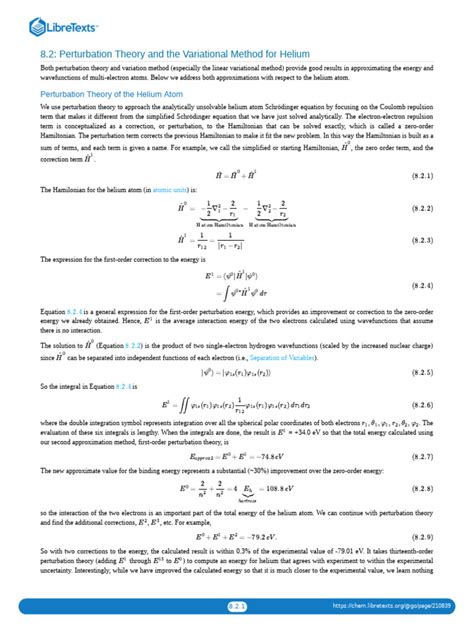 802perturbationtheoryandthevariationalmethodforhelium Pdf