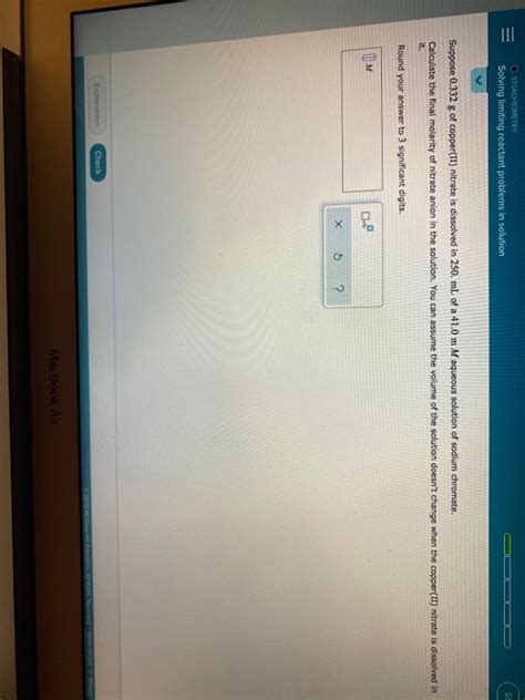 Solved Stoichiometry Solving Limiting Reactant Problems In