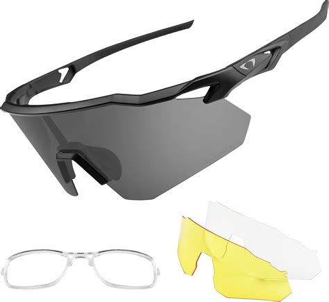Aalk Gafas De Ciclismo Uv400 Con Lente Intercambiable Para Hombres Y