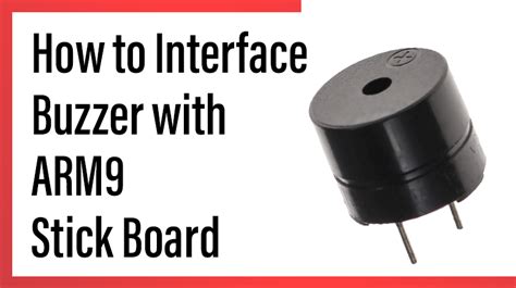 Interface Buzzer Module With Arm9 Stick Board Pantech Ai