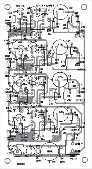 Circuit Audio Pre Amplifier With A Bc Transistor Xtronic Artofit