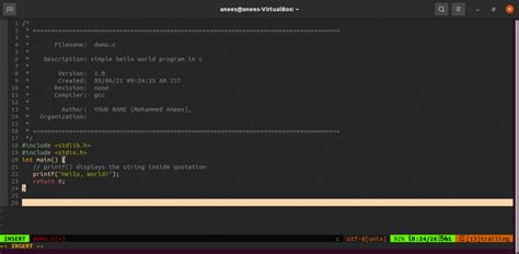 How To Compile A C Program In Vim Text Editor