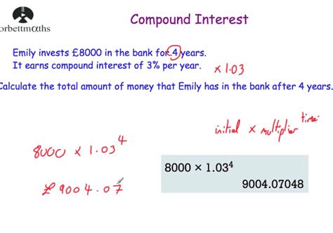 Compound Interest Video Corbettmaths