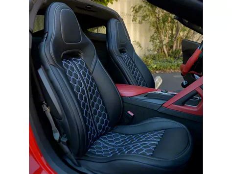 Corvette Premium Artificial Leather Front And Rear Seat Covers All