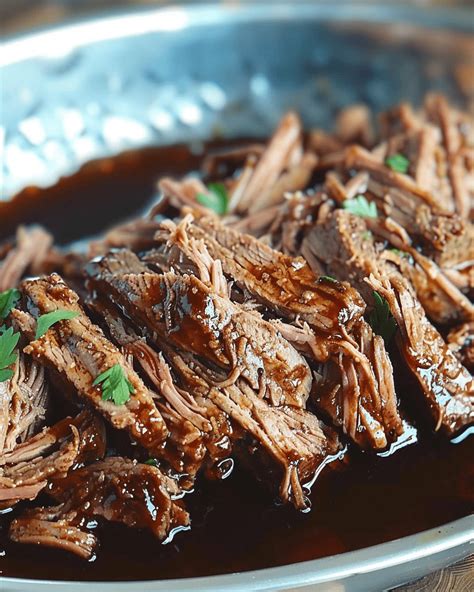 Slow Cooker Brown Sugar Balsamic Meat Effortless Delight Ella Dishes