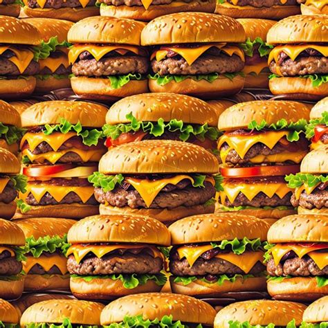 Cheeseburgers 42 Pattern Crew