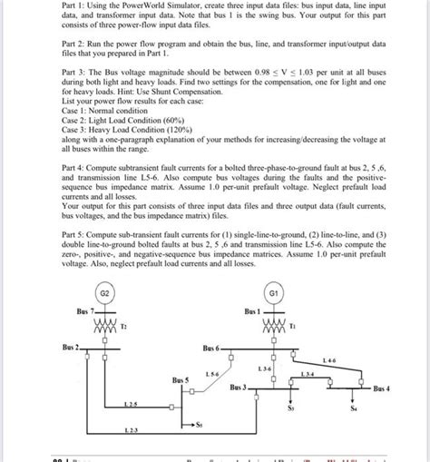 Solved Data And Transformer Input Data Note That Bus 1 Is