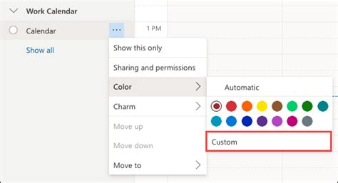 Colores Del Calendario Outlook