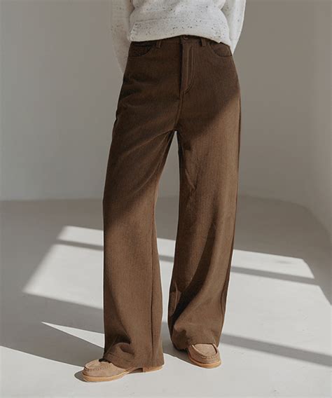 융기모s 2xl숏롱 기장옵션 코듀로이 퍼 라이닝 스탠다드 팬츠 겨울골덴기모퍼안감방한한파와이드빅사이즈키작녀베이지아이보리브라운블랙 에이블리