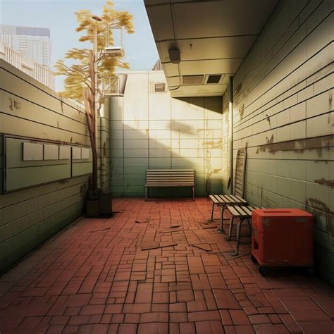 Premium Photo Cell Corner Daytime Corner AI Generative