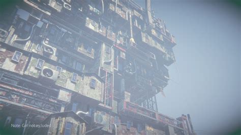 cyberpunk fog city hdrp