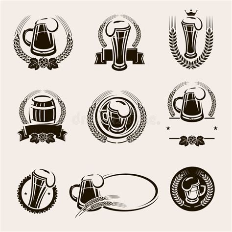 Beer Labels Set Vector Stock Vector Illustration Of Badge 57992383