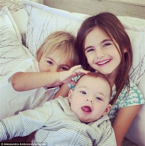 Alessandra Ambrosio Cuddles With Son Noah And Fiance Jamie Mazur On The Beach In Her Native