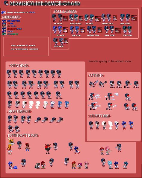 Pervision The Rupter Demon Sprite Sheet By Justmrartyom On Deviantart