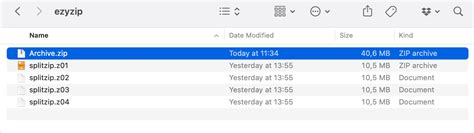 how to open multipart zip files z00 z01 z02 etc in macos 4 methods