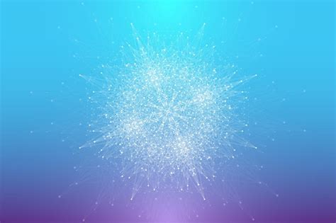 Premium Vector Big Data Visualization Graphic Abstract Background