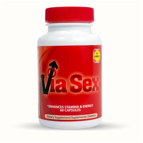 Via Sex Capsules Boost Stamina And Energy Naturally 60 Ct By Cariola