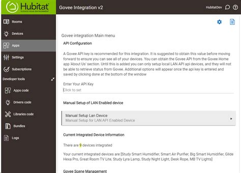 Govee Integration V2 - Custom Apps - Hubitat