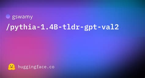 Gswamy Pythia B Tldr Gpt Val At Main