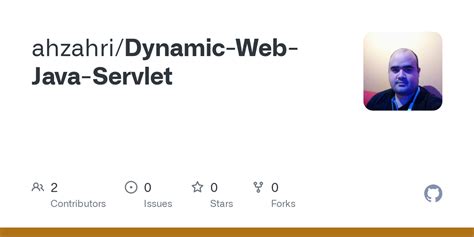 GitHub Ahzahri Dynamic Web Java Servlet