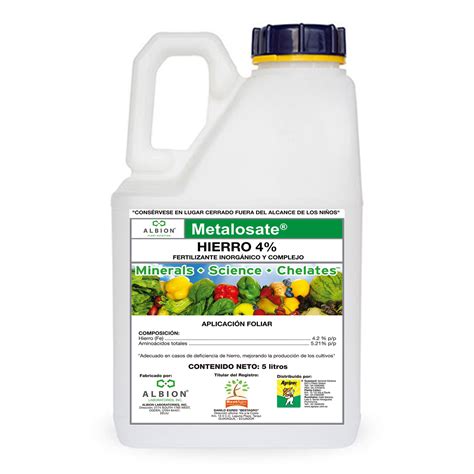 Metalosato Hierro Agripac