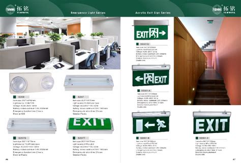 Led Rechargeable Emergency Exit Light Heads Led Exit Sign Lighted Sign Emergency Exit High
