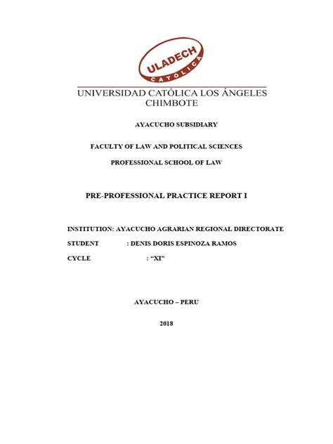 Pre Professional Practice Report Pdf Knowledge