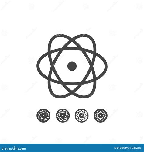 React Native Large Lines Icons Set Isolated On White Background For Your Arts Stock Vector