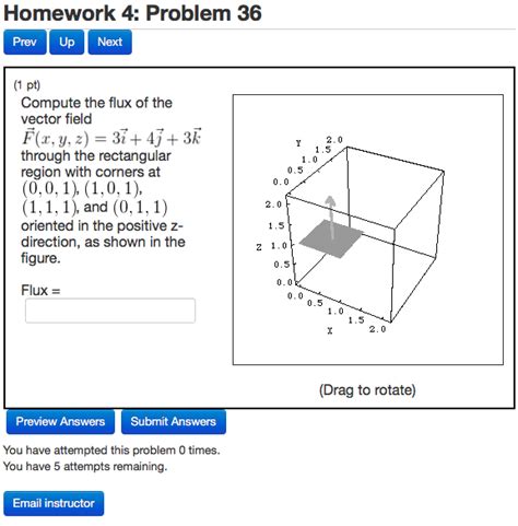 Solved Compute The Flux Of The Vector Field F Vector X Y Chegg