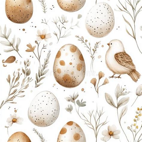 Watercolor Neutral Colors Easter Background Ivory Beige White Colors
