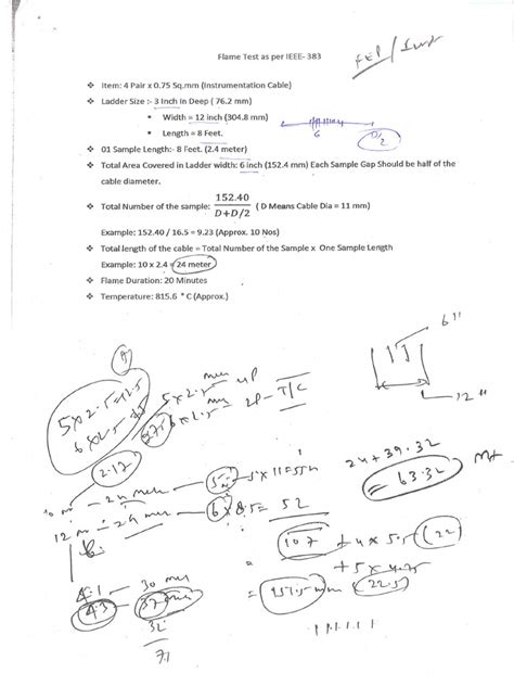 Length Calculation Iec 60332 Part 3 Cat B Pdf