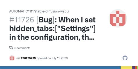 Bug When I Set Hidden Tabs Settings In The Configuration The Reload Ui Of The Footer