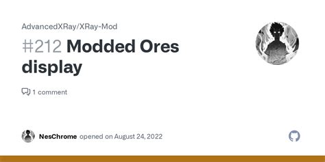 modded ores display · issue 212 · advancedxray xray mod · github