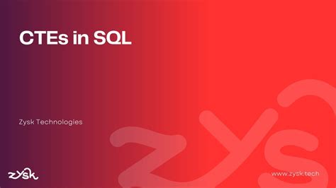 ctes in sql a simple yet powerful tool