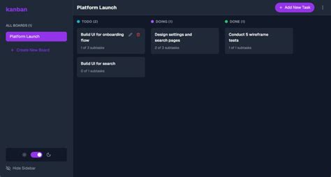 react tailwindcss kanbanboard taskmanagement webdevelopment