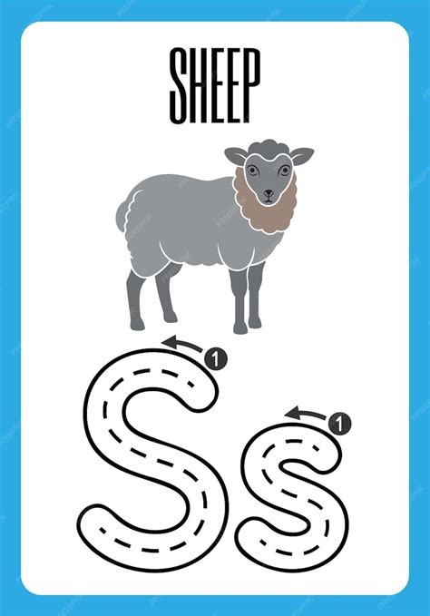 Abc Tracing Worksheet Premium Ai Generated Vector