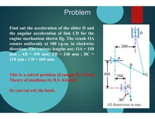 Velocity And Acceleration Analysis PDF Physics Science
