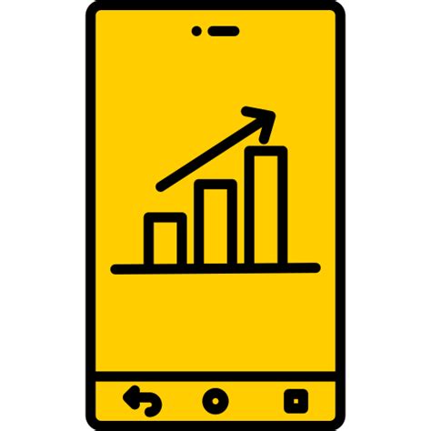 Mobile Analytics Generic Outline Color Icon