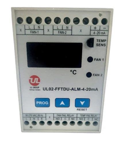 Fan Failure And Temperature Detection FAN FAILURE TEMP DETECTION UNIT RS On Modbus RTU
