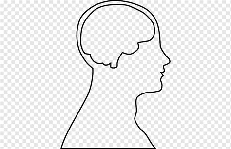 인간의 머리 두뇌 컴퓨터 아이콘 뇌 화이트 얼굴 본문 Png Pngwing