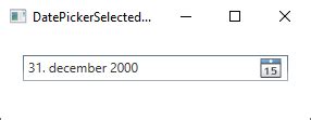 The DatePicker Control The Complete WPF Tutorial