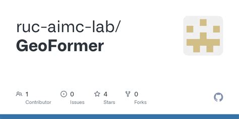 GitHub Ruc Aimc Lab GeoFormer