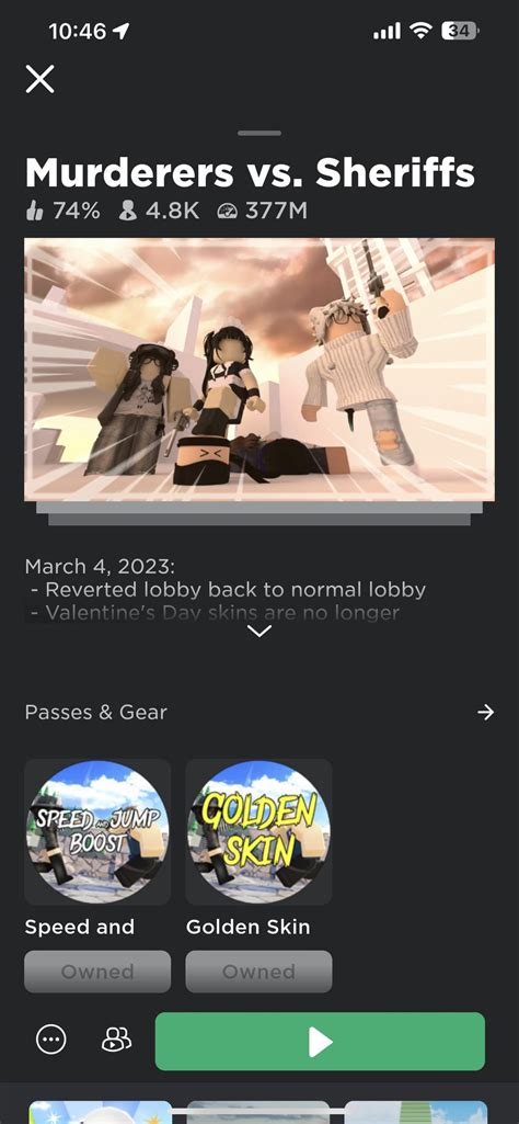 Murderers Vs Sheriffs R Roblox