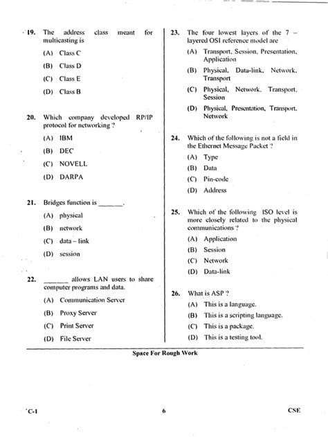 Pgcet Computer Science 2017 Question Paper Pdf Programming Languages Computing
