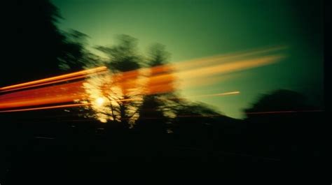 Premium Photo Abstract Portrayal Of The Green Flash A Rare Optical