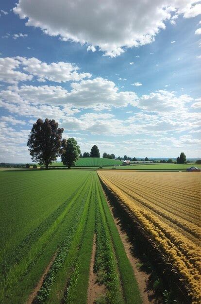 Premium Ai Image Double Field Concept