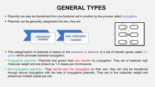PLASMID TYPES ITS PROPERTIES Pptx